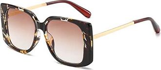 Generic Lunettes de soleil à monture large pour hommes et femmes, pare-soleil de conduite, lunettes de vacances en plein air (couleur : F, taille : moyen) 202