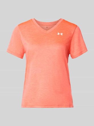 Under Armour T-Shirt mit V-Ausschnitt und Logo