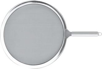 Cristel TCAKP Spritzschutzdeckel mit festem Griff, klein, Edelstahl