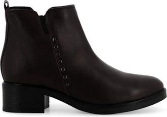 Melluso Bottines femme souple en cuir bord k91851z, bordeaux, 39 EU