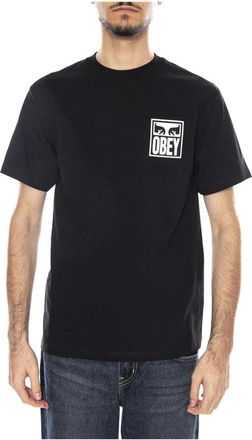 Obey Homme, Tops, Noir, Taille: S T-Chemises