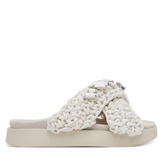 INUIKII Pantoletten Inuikii Woven Stones 70104-106 1100 Weiß