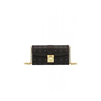 MCM Gro&szlig;e Tracy Chain Wallet - - Bags - Damen - Schwarzk - ONE SIZE