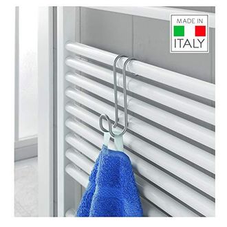 Metaltex Haken, Edelstahloptik, Anzahl: 1 St&uuml;ck, 3,5x7x14cm