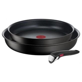 T-fal ingenio unlimited set bratpfannen + abnehmbare handgriff 22/26cm - l7639243 - 3168430343290