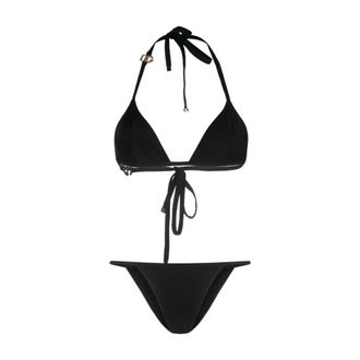 Dolce & Gabbana Triangle + Tanga - - Swimwear - Damen - Schwarzk - L
