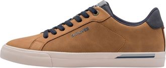 s.Oliver Herren Sneaker flach Zeitlos Bequem, Braun (Cognac), 41 EU
