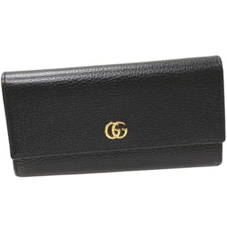Gucci Pre-owned Cuir petite-maroquinerie - Femme - Pre-owned - Noir - Taille: ONE Size
