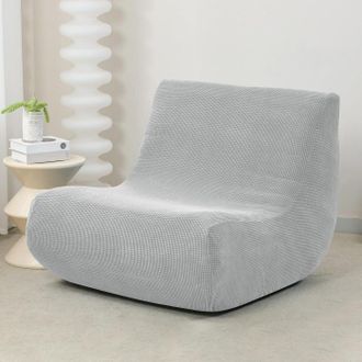 Generic Elastische Sofah&uuml;lle F&uuml;r 1-Sitzer Ohne Armlehnen, rutschfeste Sitzauflage F&uuml;r Kaminstuhl, Bequeme M&ouml;belabdeckung, Waschbar F&uuml;r Wohnzimmer, B&uuml;ro, Hotel