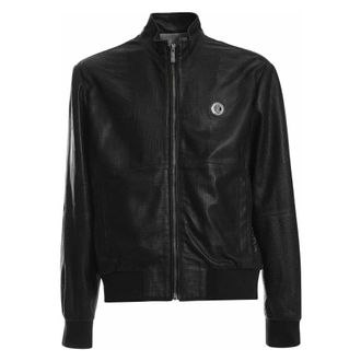 Just Cavalli Lederjacke - - Jackets - Herren - Schwarzk - M