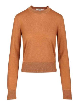 Chlo&eacute; Pull Col Rond - Marron