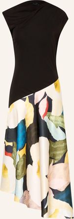 Ted Baker Kleid Aeslyn Im Materialmix schwarz