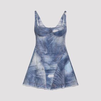 Roberto Cavalli Cotton Mini Dress