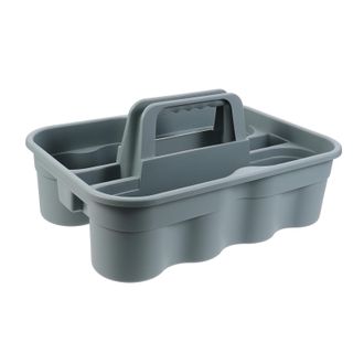 Cabilock Kunststoff Werkzeug Organizer Korb Mit Griff Multi F&auml;cher Aufbewahrung F&uuml;r Reinigungsmittel Allzweck Aufbewahrungskorb F&uuml;r Haushaltswagen