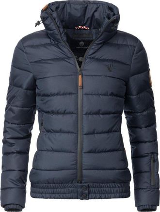 Marikoo Steppjacke Poison stylische Damen Winterjacke mit hohem Kragen