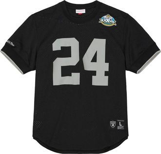 Mitchell & Ness maillot 2002 Charles Woodson Oakland Raiders Nom & Numéro Black - Noir