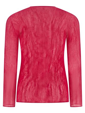 Issey Miyake Womens Fuchsia Polyester Shirt