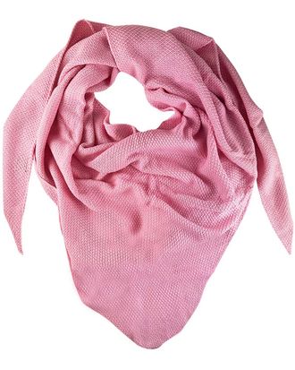 Trachtenland XL Strick Dreieckstuch - Schal 200 x 80 cm | Rosa