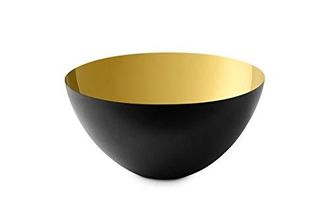 NORMANN COPENHAGEN Norman Copenhagen Krenit Deko Schale, Stahl, Gold, H:14xØ:25cm