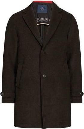 La Martina Manteau long en laine m&eacute;lang&eacute;e