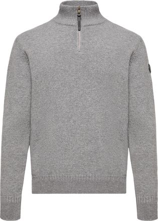 Moncler Moncler Pull En Laine Et Cachemire M&eacute;lang&eacute;s, Homme, Gris, Taille: L