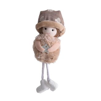 Aboofan Einzigartige Engelfigur-Ornamente Stoff-Engel- f&uuml;r Weihnachtsdekorationen -Sitter