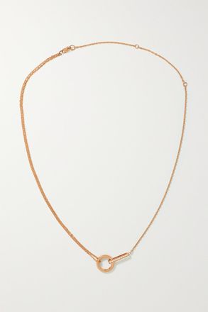 Repossi Berb&egrave;re Kette Aus 18 Karat Ros&eacute;gold Mit Diamanten