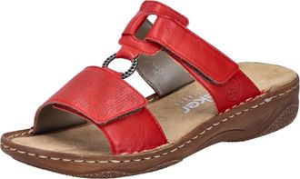 Rieker Damen V2885 Pantolette, rot 33, 39 EU
