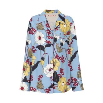 Marni Damen, Blusen & Hemden, Mehrfarbig, 2XSGr&ouml;&szlig;e