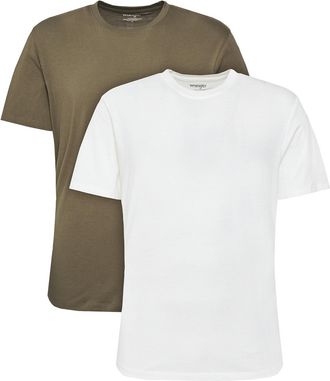 Wrangler T-Shirt-Set 112321466 Grün Regular Fit