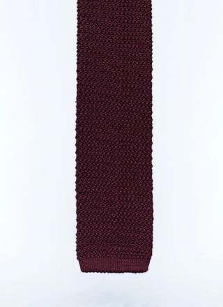 Fursac Cravate en tricot de soie - Taille Unique - Homme