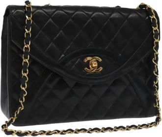 Chanel Pre-owned Cuir sacs-main - Femme - Pre-owned - Noir - Taille: ONE Size