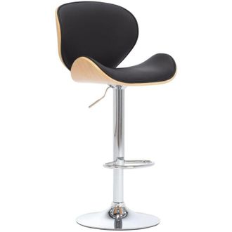 vidaXL Barhocker Schwarz Kunstleder Vidaxl