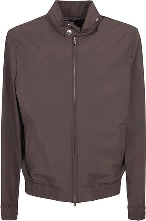 Brunello Cucinelli Homme, Vestes, Brun, Taille: XL Veste dext&eacute;rieur en nylon contrecoll&eacute;