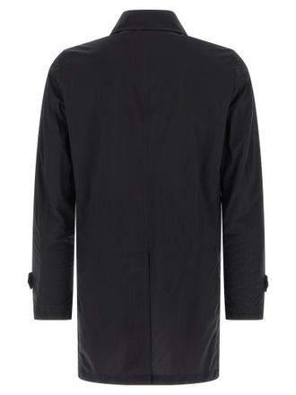 Moorer Mens Blue Polyamide Coat Clothing