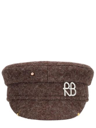 Ruslan Baginskiy KPC09FW25_WP-PRS-SIRBBROWN Flat Cap - Brown