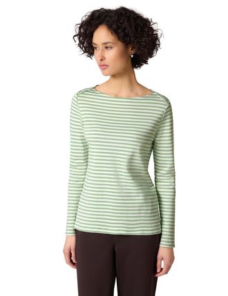 Street One Gestreiftes T-Shirt Pale Mint Green 36