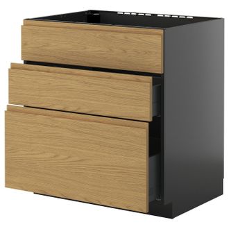 IKEA METOD / KNIVSHULT Unterschr.f Kochf./int.Dunstabz/Sch