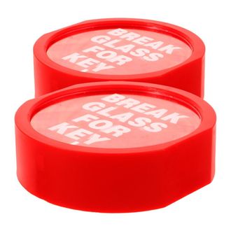 Cabilock Ciieeo 2 St&uuml;ck Wandmontierter Notfall Schl&uuml;sseltresor mit Zahlenschloss Feuerfeste Kunststoff Verschlussbox f&uuml;r T&uuml;rschl&uuml;ssel Zimmerkarten und Gefahrst