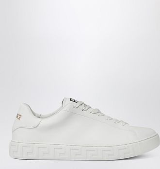 Versace White Greca nylon sneakers