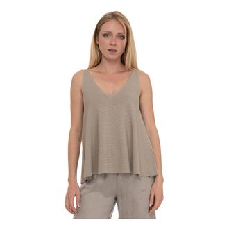Emporio Armani Damen, Oberteile, Beige, LGr&ouml;&szlig;e