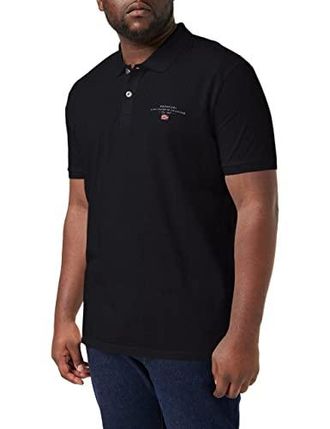 Napapijri Polo Homme avec Patch Logo, Black 041, XL