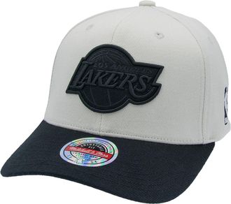 Mitchell & Ness NBA Cool Grey Pop Visor Classic Red Snapback - Los Angeles Lakers, verstellbar, Herren, Frauen, Kinder, Unisex, Frühling, Sommer, Herbst, Winter