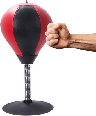 Generico Tischboxsack - Schreibtisch-Boxball 37 x 18 x 18 cm, Schreibtisch-Boxspielzeug, Boxzubeh&ouml;r inklusive Pumpe | Verwendung als hartes Erntedankgeschenk