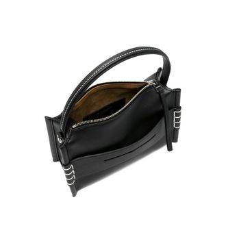 J.W.Anderson Calf Leather Top Handle Bag - Black