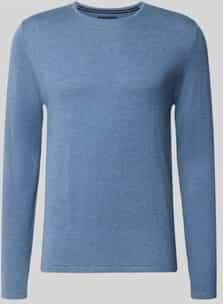 Christian Berg Strickpullover aus Baumwolle mit Rundhalsausschnitt