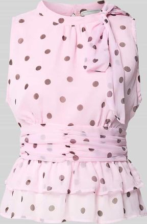 Neo Noir Bluse mit Stehkragen Modell Ansol