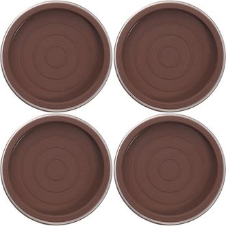 SOLUSTRE LIFKOME 4 St&uuml;ck rutschfeste Gummim&ouml;belbecher 3,5 4 Zoll Verschlei&szlig;feste Sofastopper mit Schalld&auml;mmung Sto&szlig;d&auml;mpfende M&ouml;beluntersetzer f&uuml;r Hartholzb&ouml;den