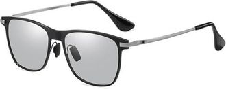 Generic Lunettes De Soleil Polaris&eacute;es &Agrave; Monture M&eacute;tallique For Hommes, Lunettes De Soleil De Conduite Tendance(Natural)