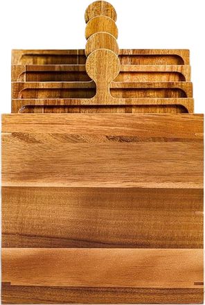 Generic K&auml;sebretter Set - 4-teilige Servierschale Mit Ineinander greifenden Teilen - Familien-Set F&uuml;r Snacks,F&uuml;r Hochzeit Party Picknick Umzug Getr&auml;nke Und Ap